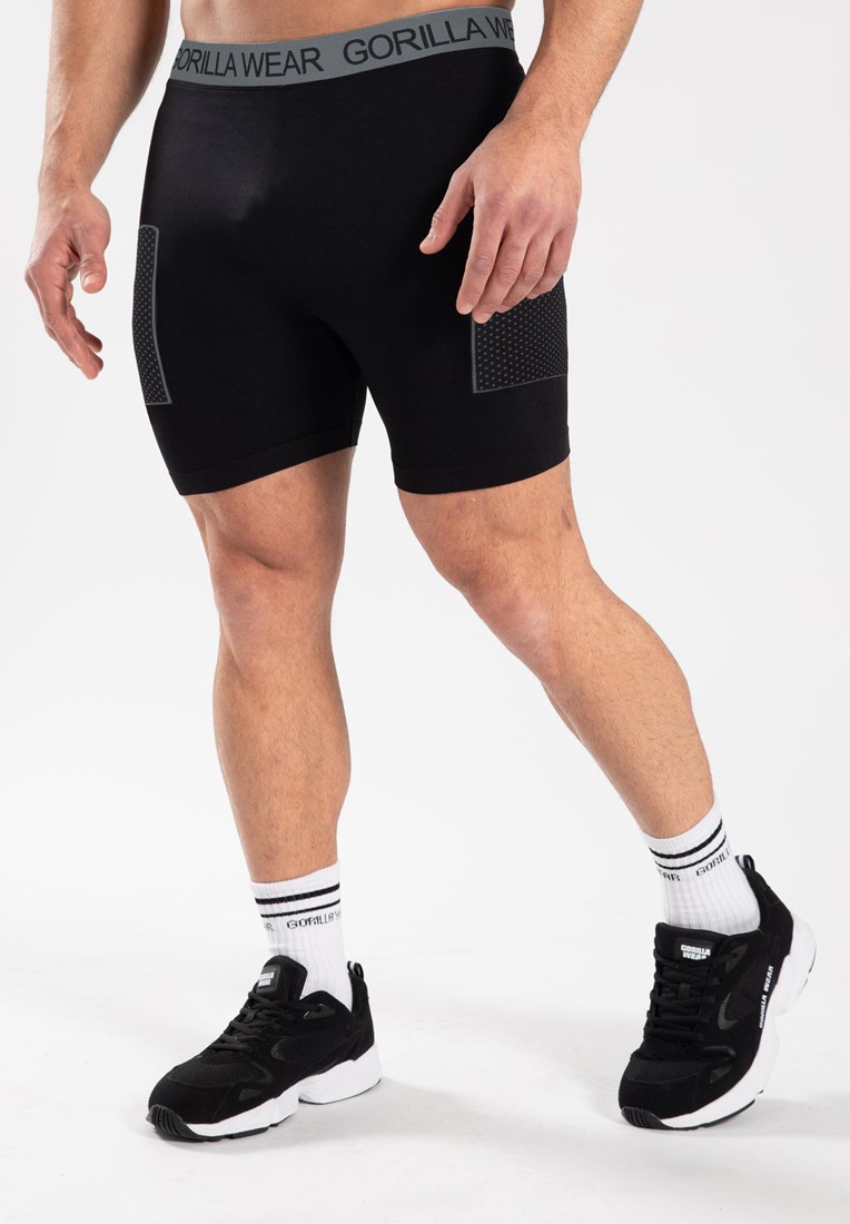 Norton Seamless Short Tights - Black - XL Gorilla Wear